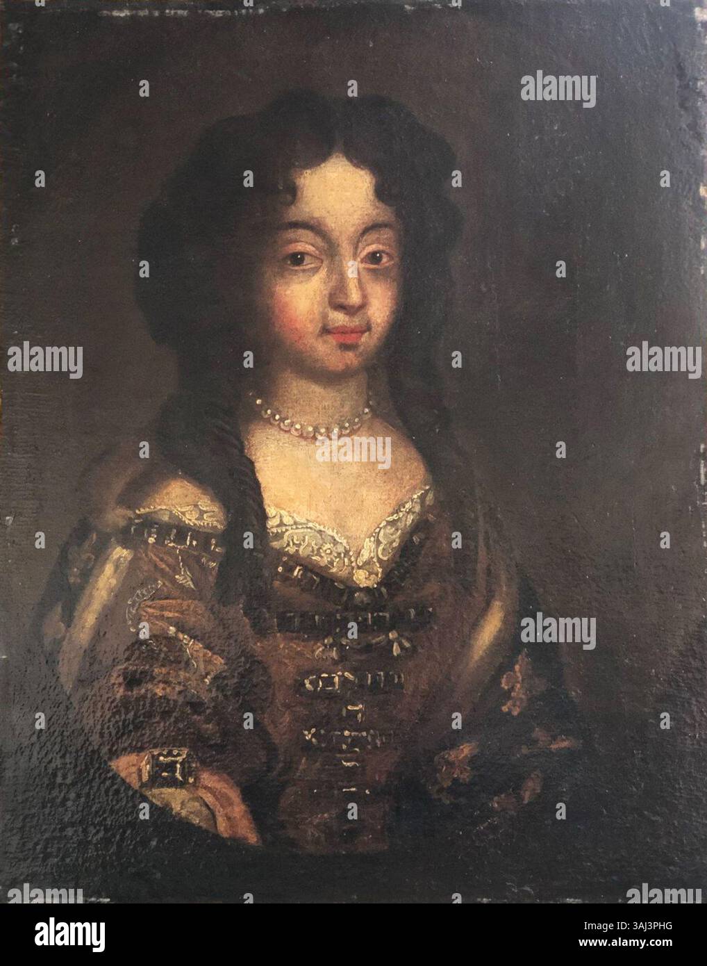 This 17th-century portrait likely depicts Maria Anna Victoria of ...