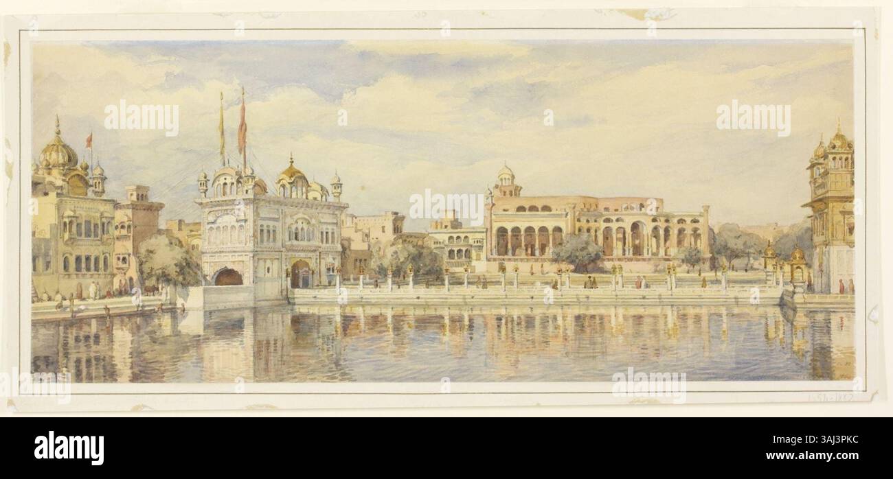 This watercolor painting by William Carpenter from February 1854 ...