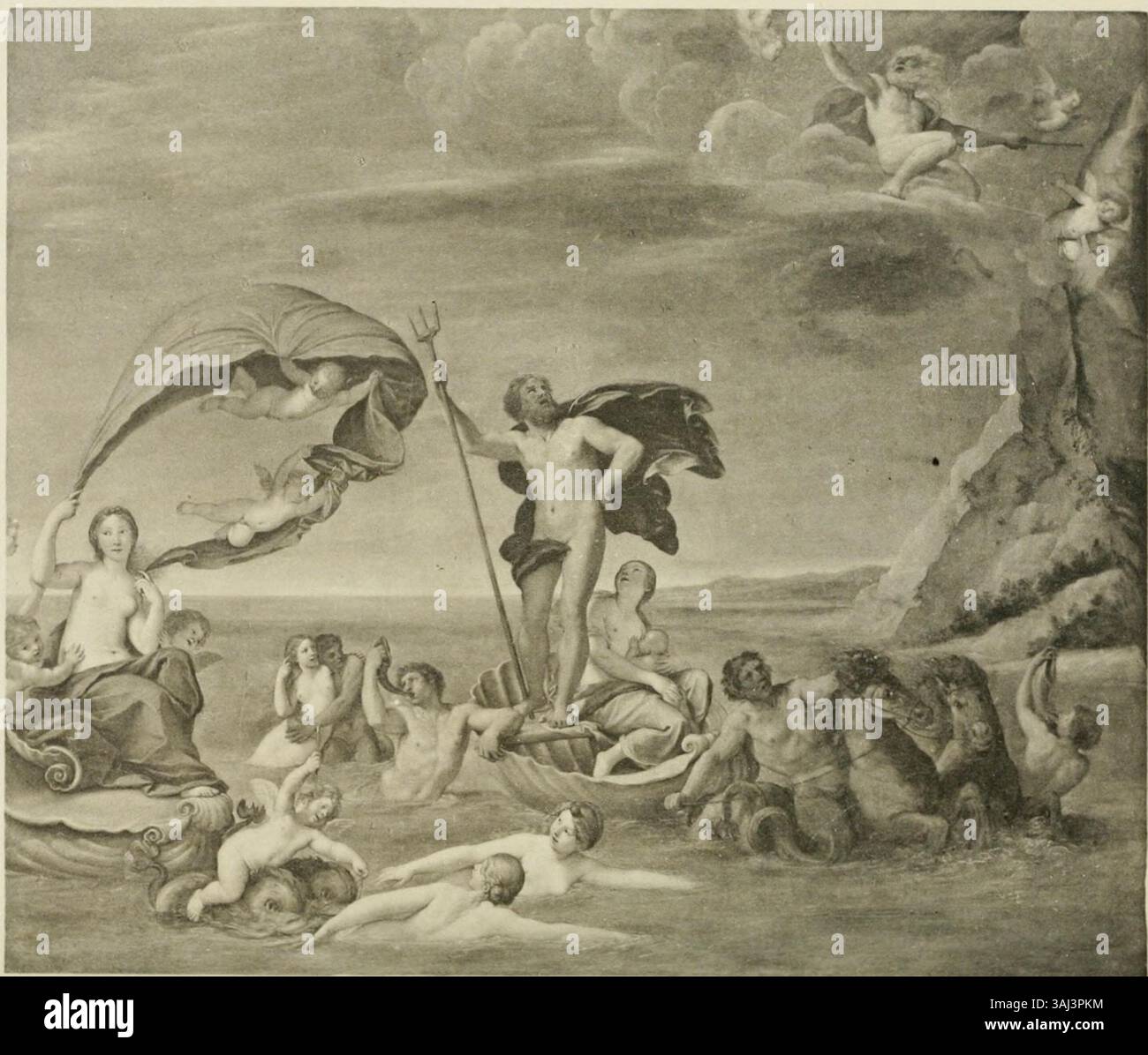 Francesco Albani’s circa 1650 painting 'Triumph of the Marine Venus ...