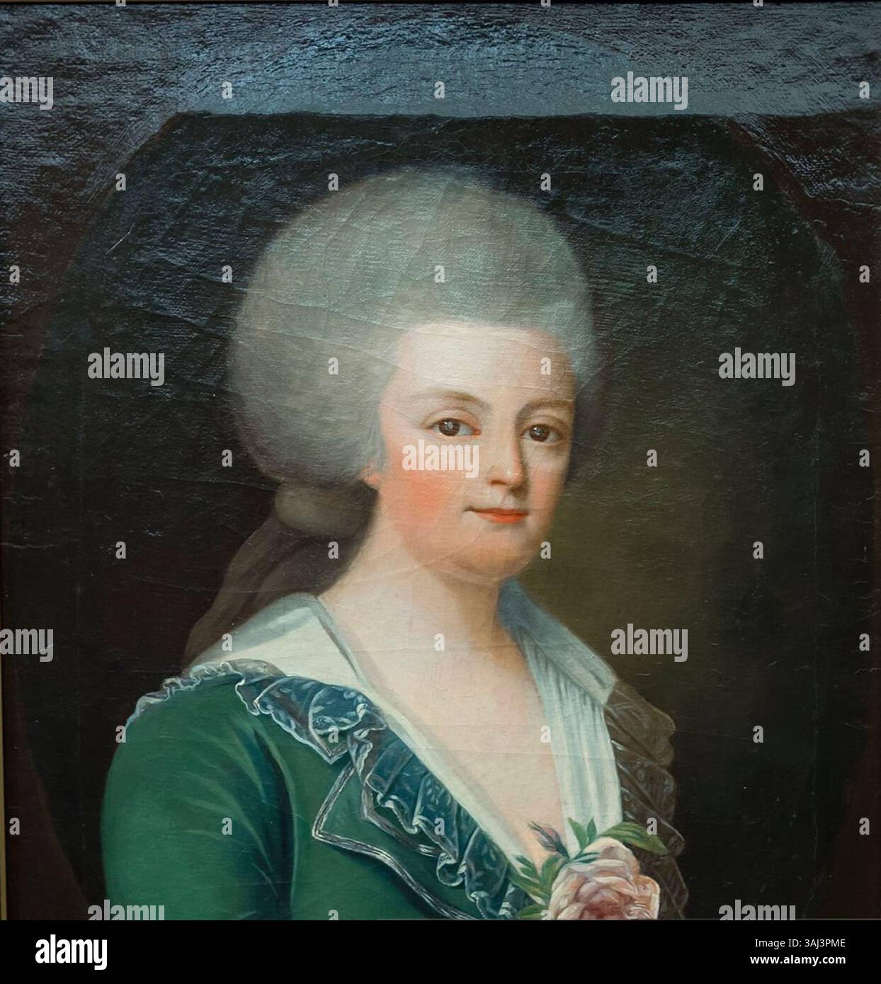 Portrait of Carlota Joaquina, consort of King John VI, from the 18th ...