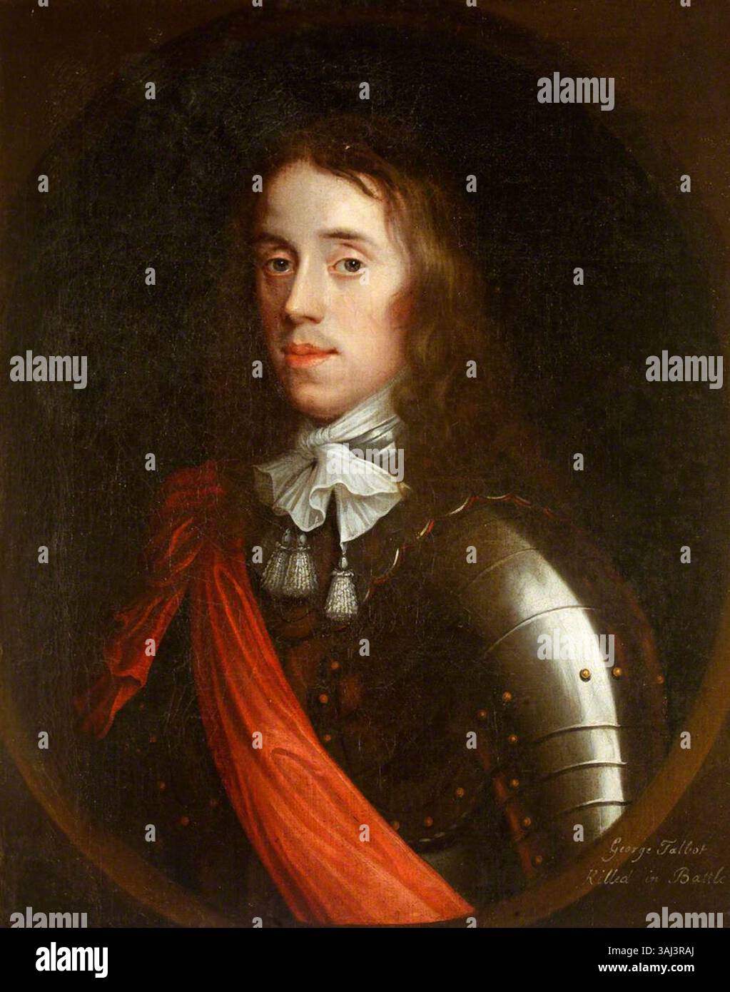 This portrait attributed to John Michael Wright (1617-1694) depicts ...