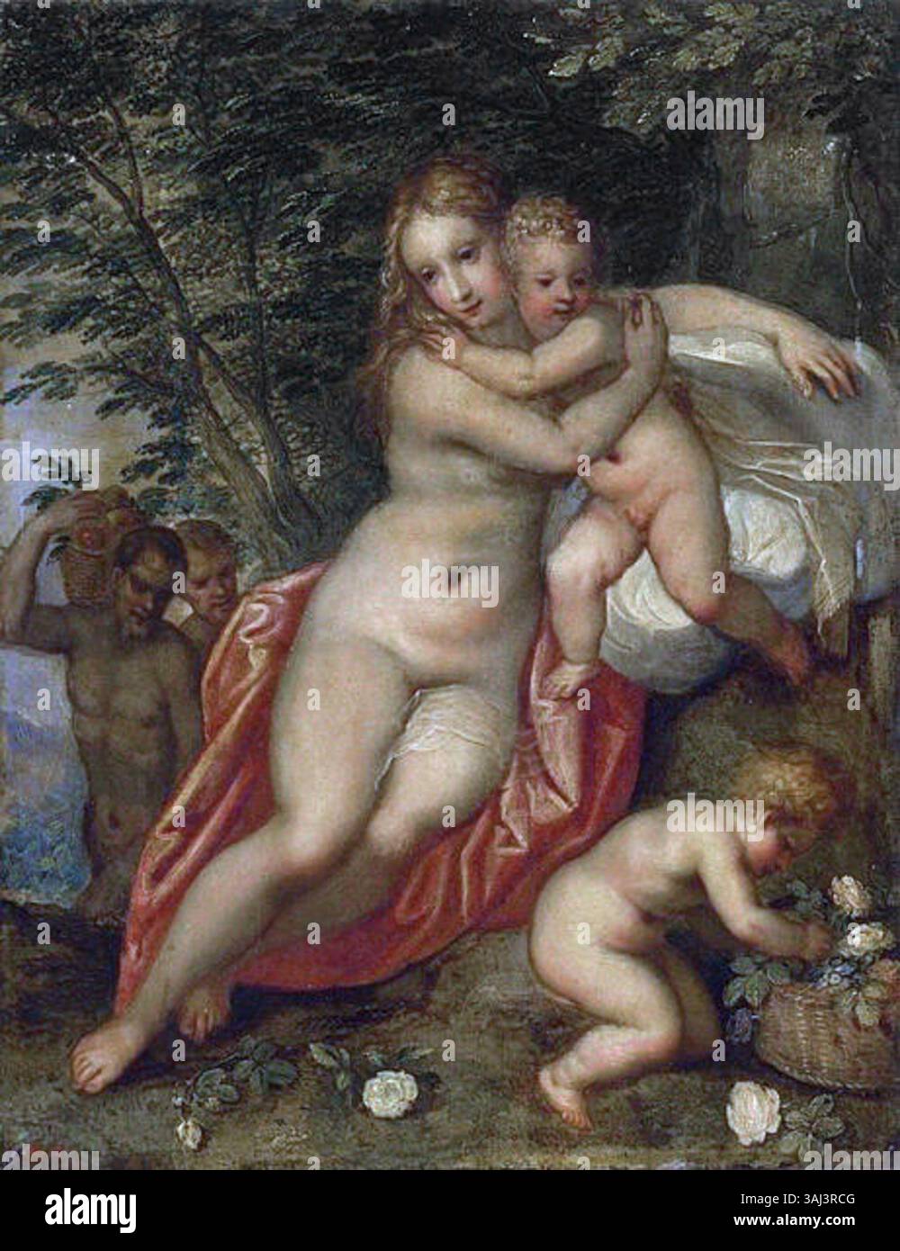 'Allegorie des Sommers' (An Allegory of Summer) by Hans Rottenhammer is an oil on copper ...