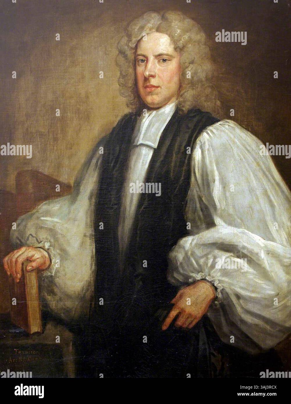 This portrait of Edward Tenison, Bishop of Ossory, painted between 1720 ...