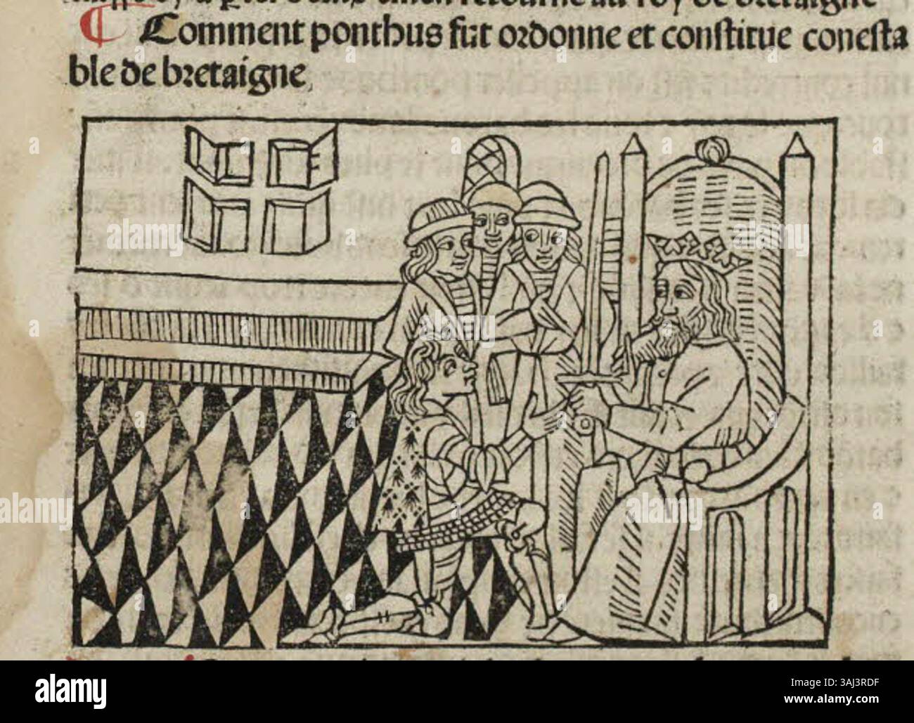 This 15th-century illustration depicts Ponto being appointed Constable ...