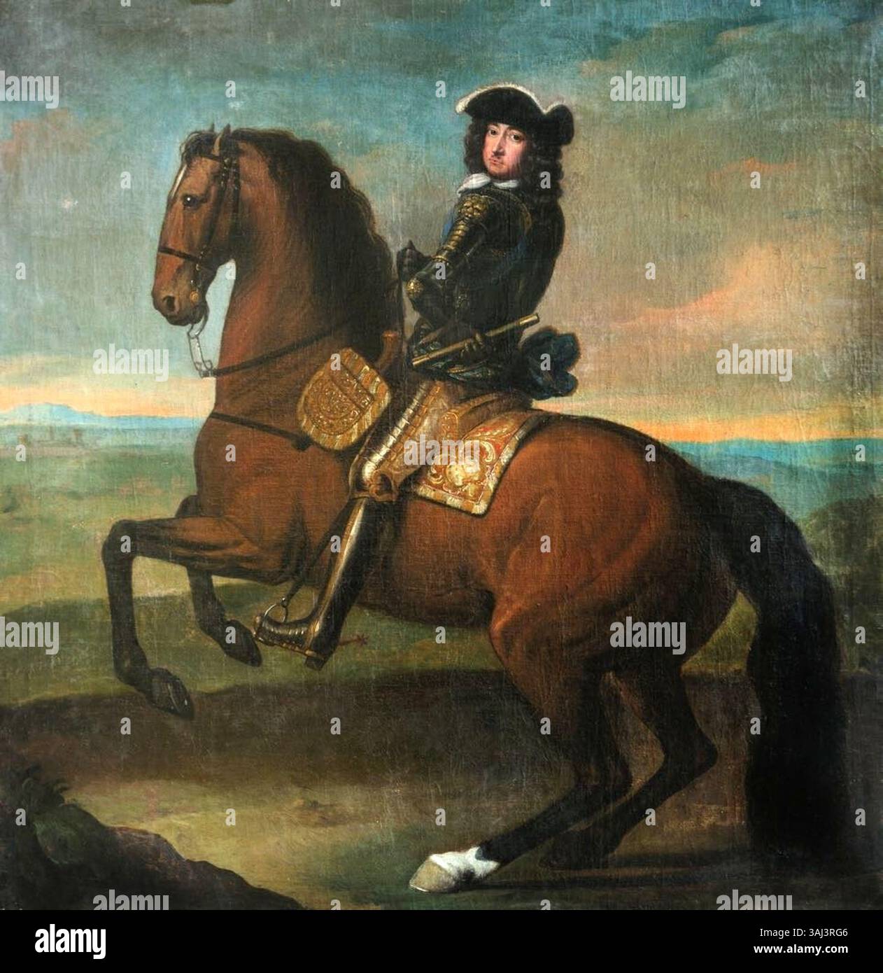 This circa 1700 portrait, attributed to Martin van Meytens, depicts ...