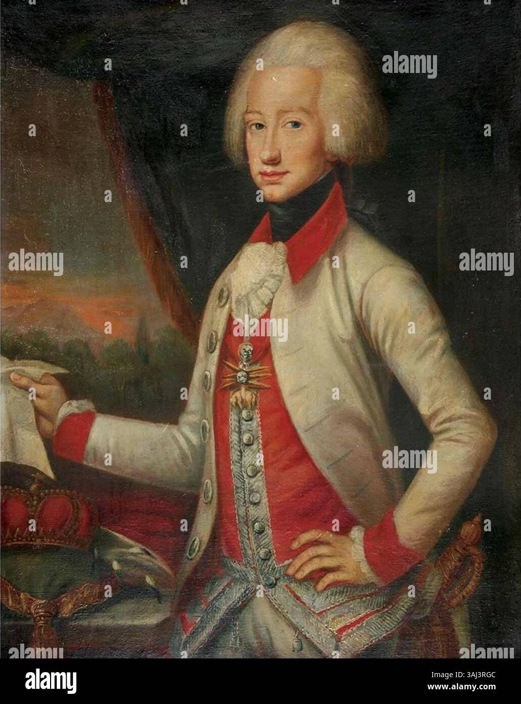 This portrait depicts Ferdinand III, Grand Duke of Tuscany, painted in ...