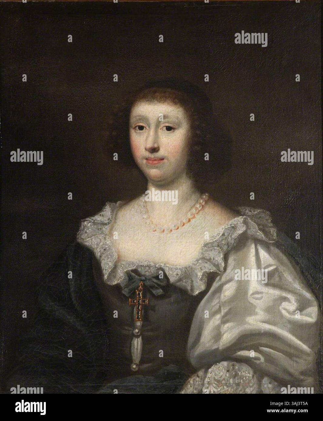 This portrait of Anne Pakington, Lady Anderley (d.1642), created ...