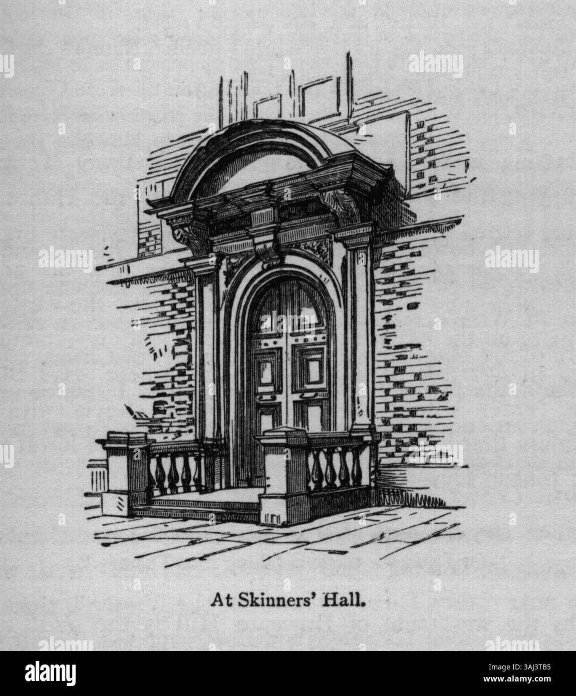 This 1878 illustration from *Walks in London* by Augustus Hare depicts ...