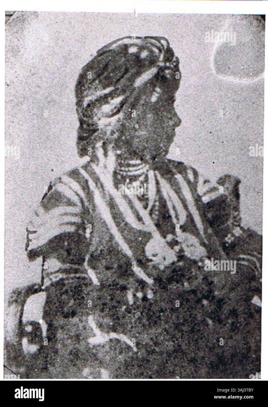 This photograph taken by John McCosh circa 1848 shows Maharaja Duleep ...