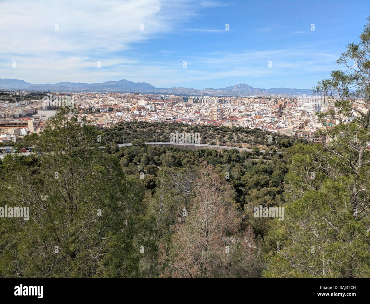 Landscape view buildings mountains hi-res stock photography and images ...