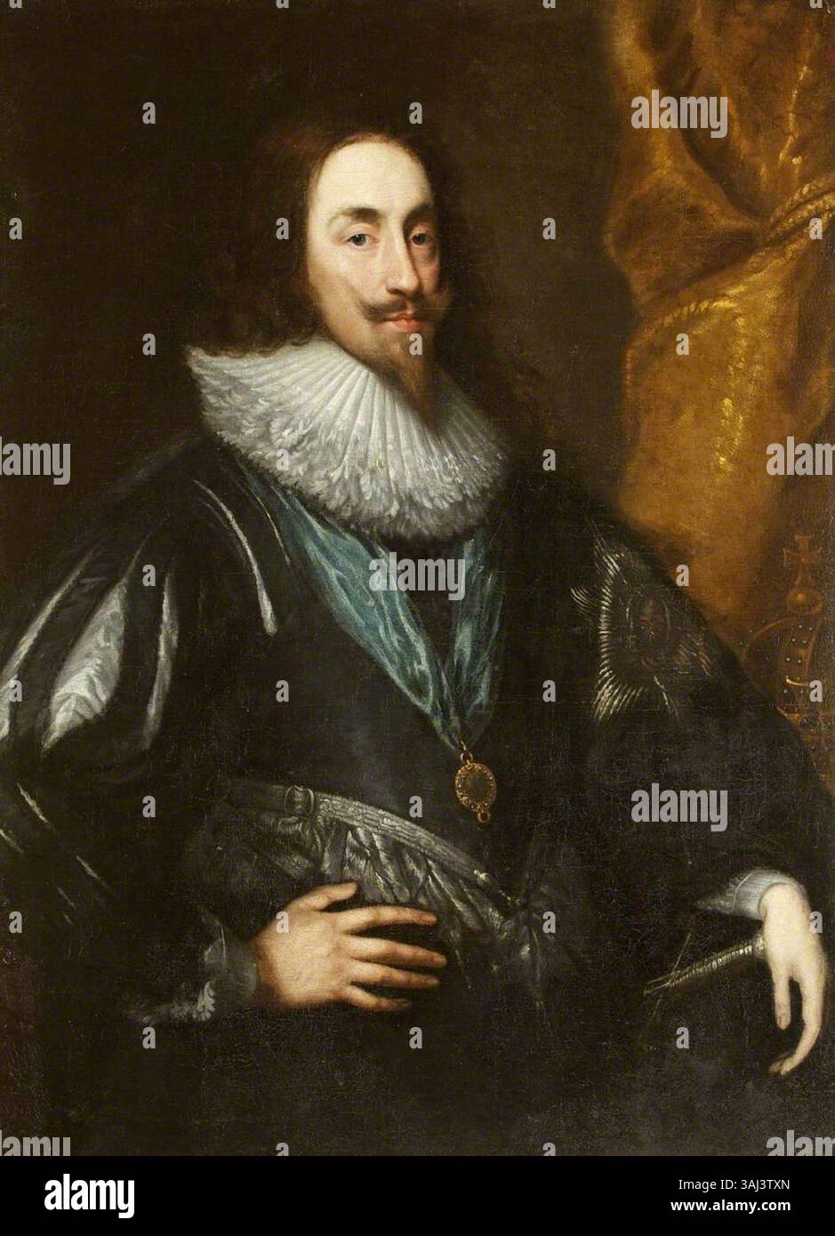 This portrait of King Charles I of England (1600-1649), painted by ...