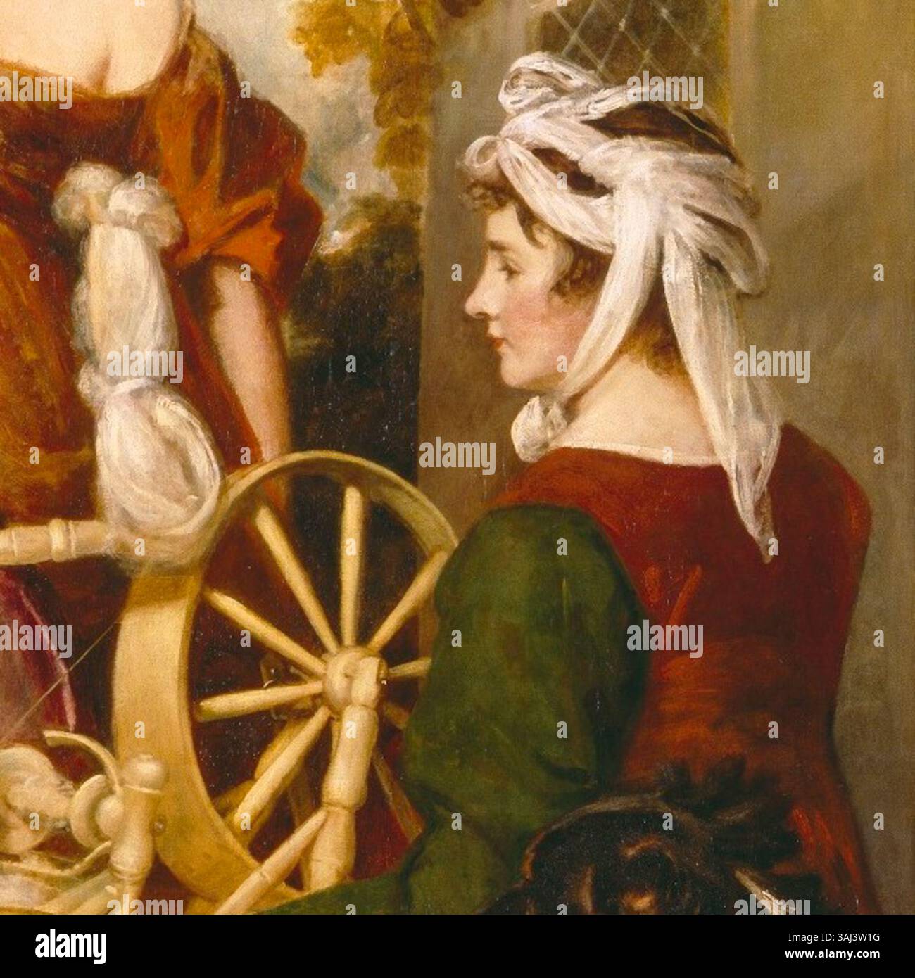 Joshua Reynolds' 'The Cottagers' (1788) portrays Thomas Macklin's wife ...