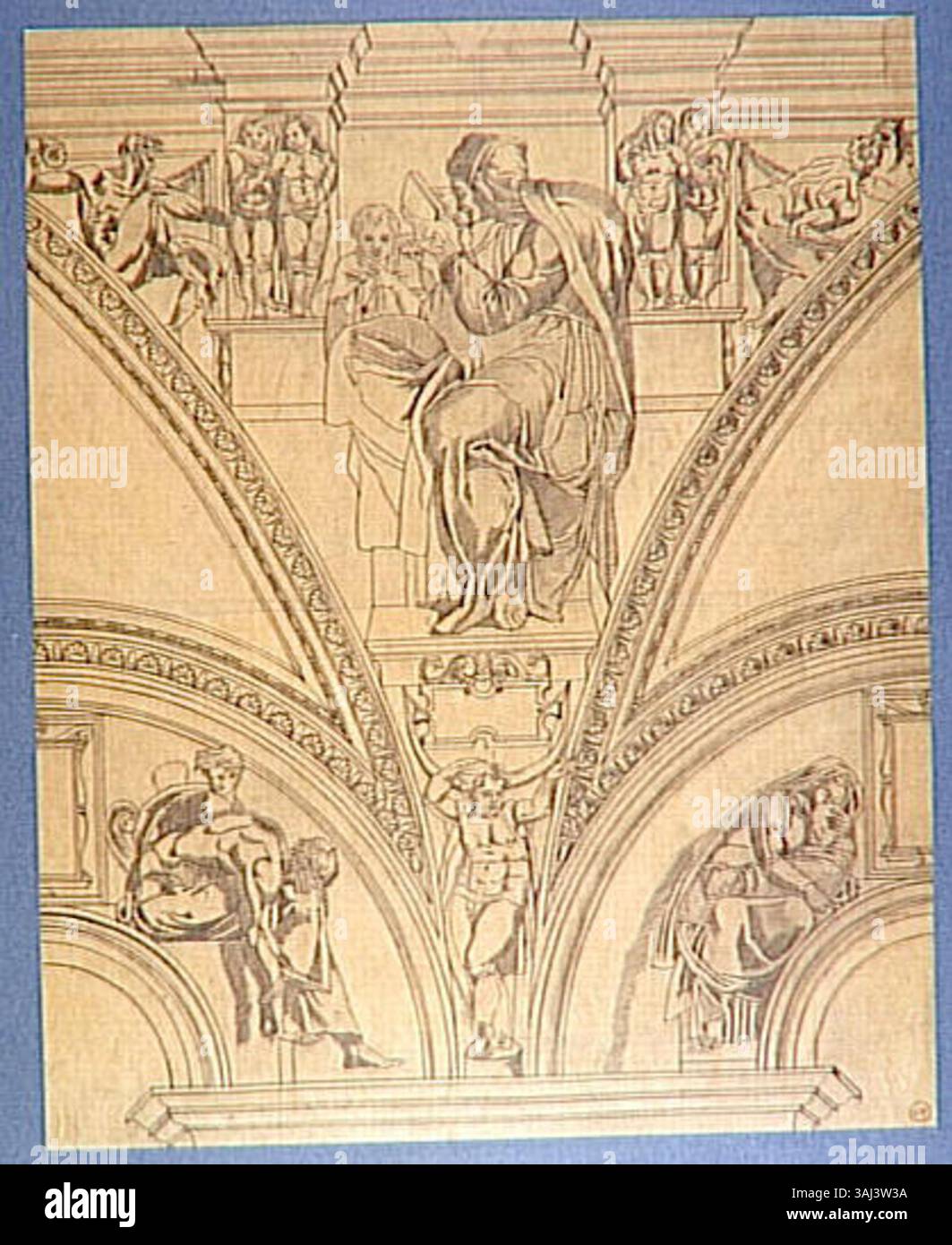 This copy of Michelangelo's 'Sibylle de Perse' by Gustave Moreau (1826 ...