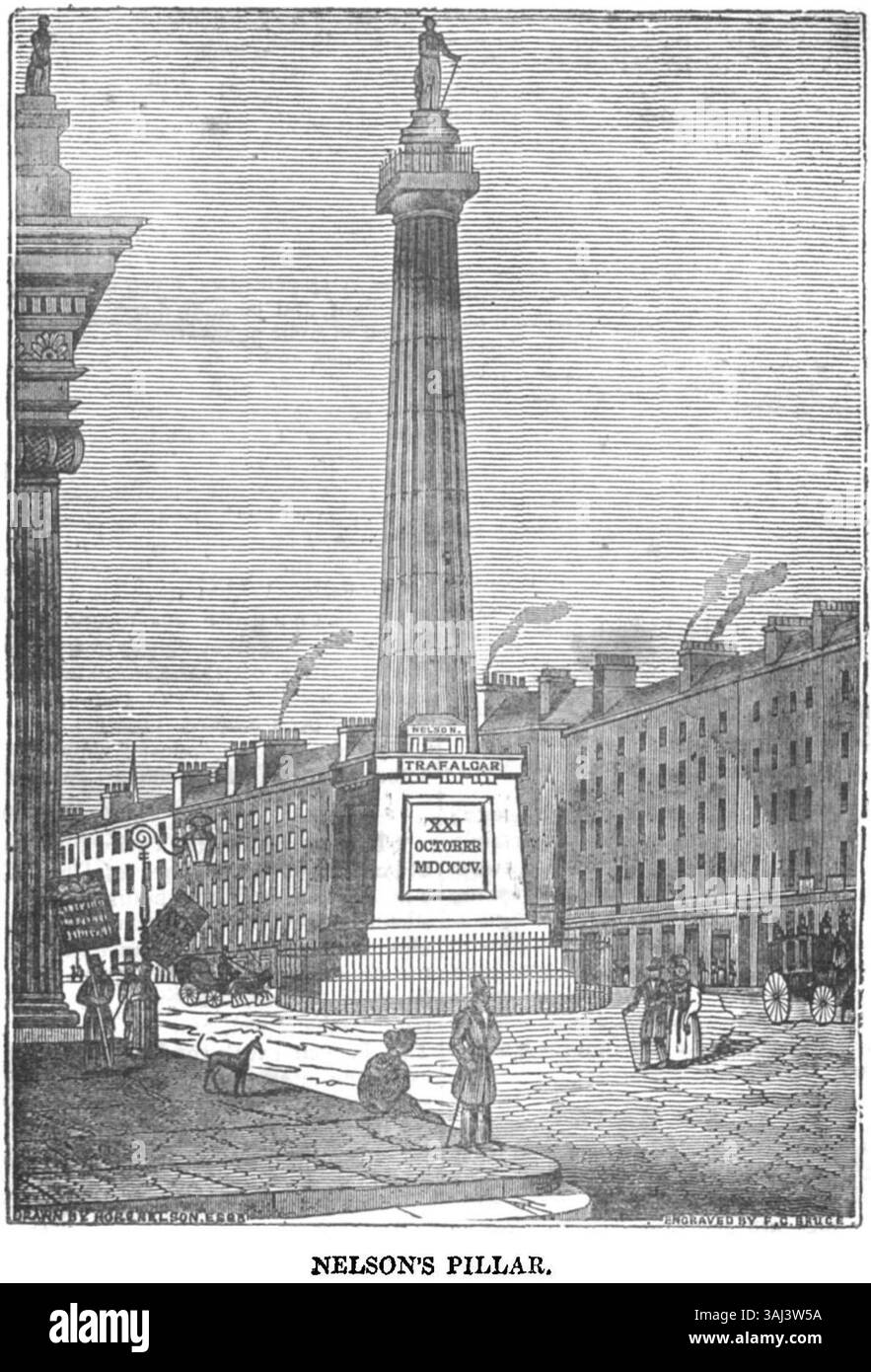 Nelson's Pillar, built in 1809 and demolished in 1966, was a prominent ...