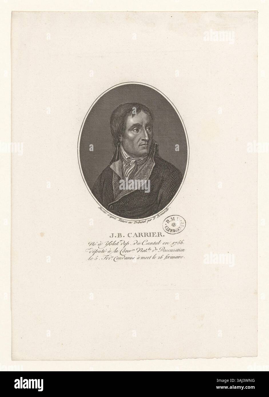 This print, created by Jean-Baptiste Carrier, shows the revolutionary ...