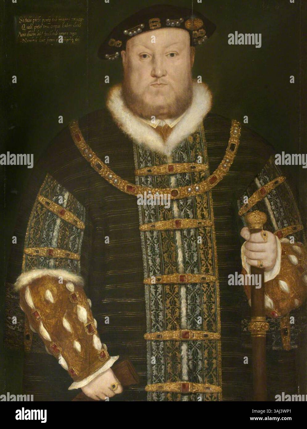 This portrait of King Henry VIII, created between 1560 and 1580, is a ...