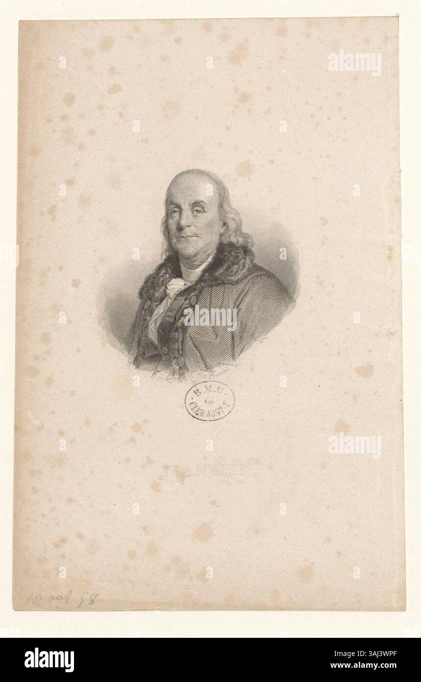 Portrait benjamin franklin highlights hi-res stock photography and ...