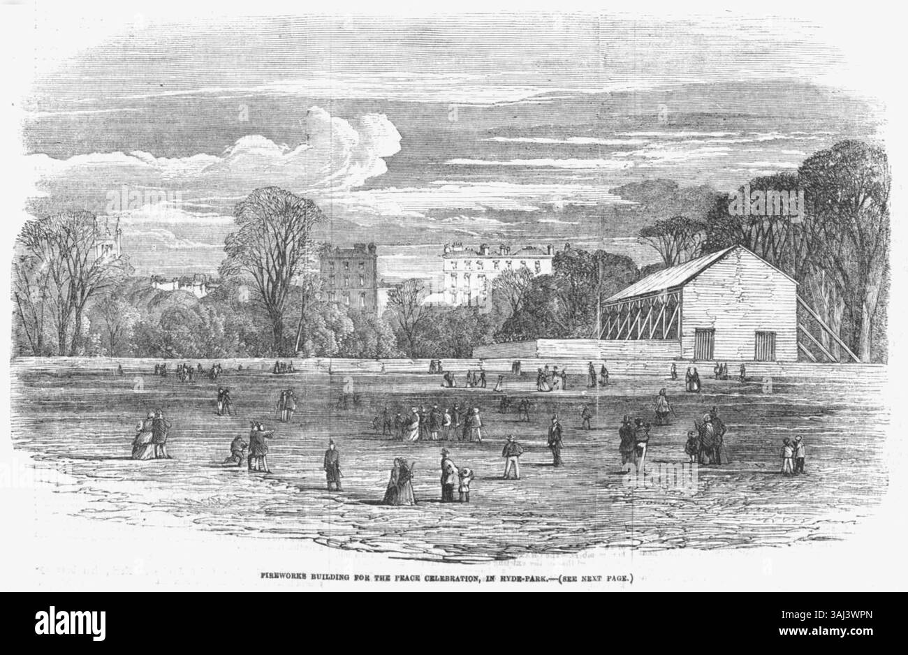 This wood engraving from The Illustrated London News shows the ...