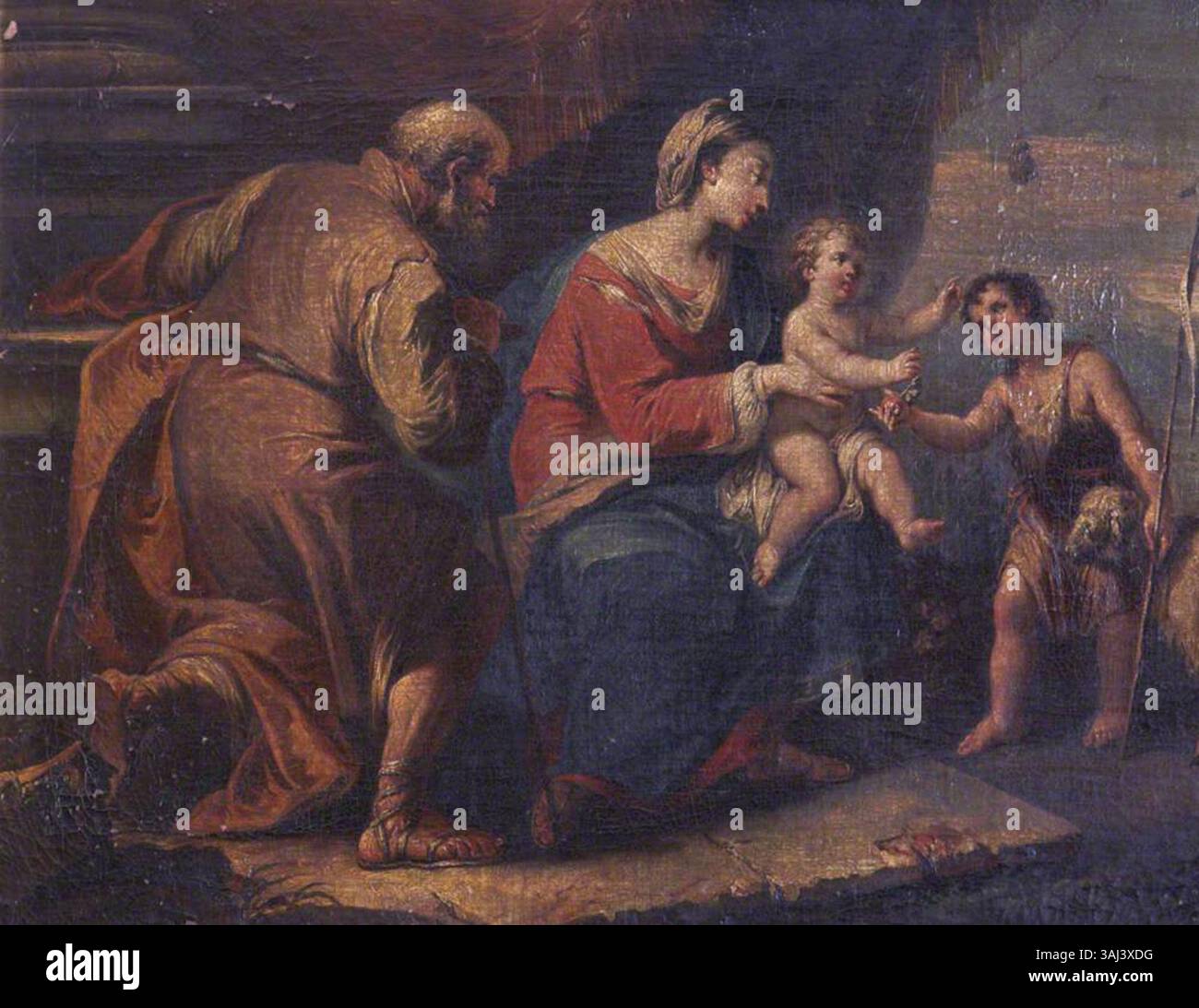 This 18th-century oil on canvas, painted between 1700 and 1769 by the ...