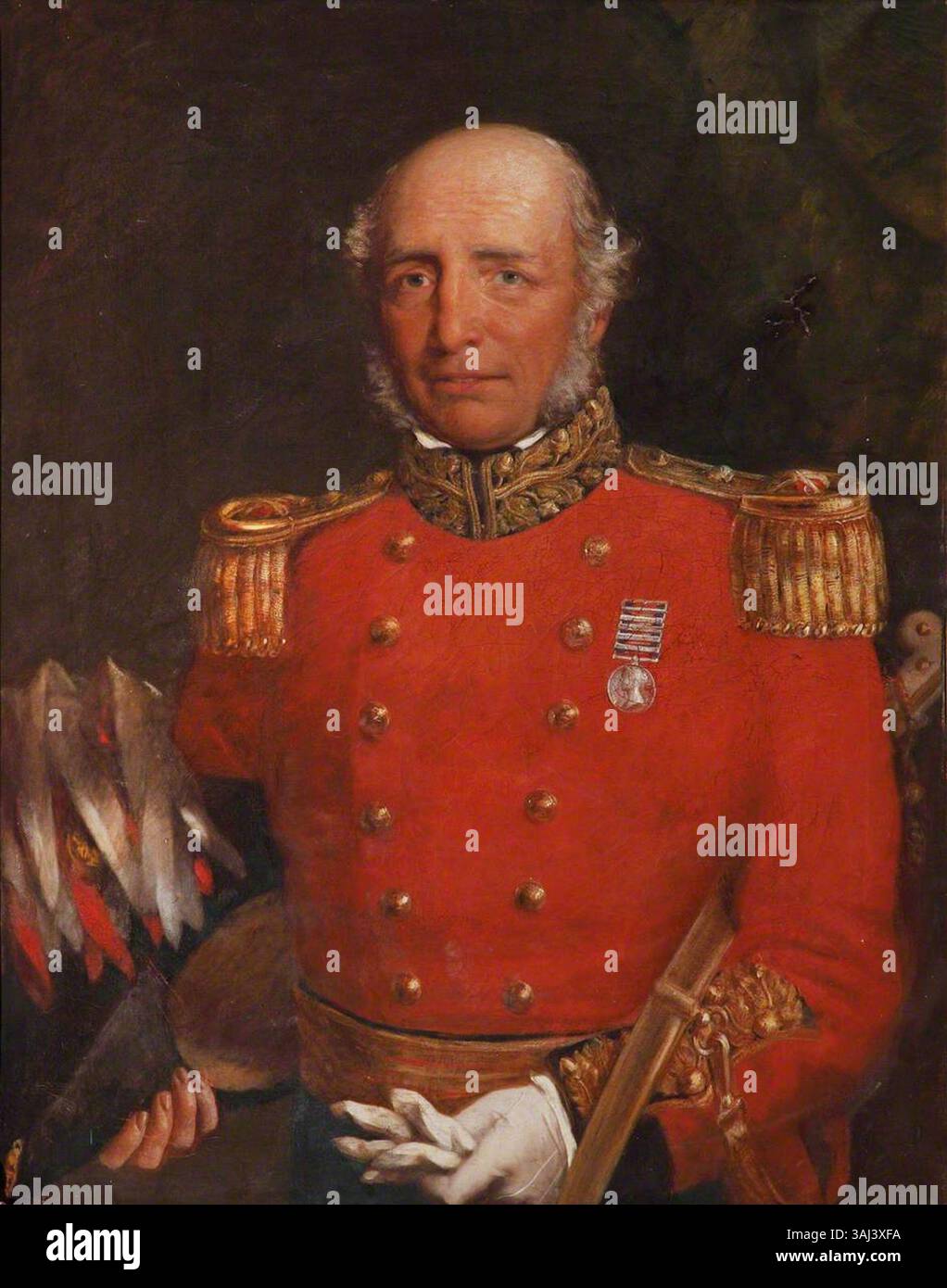 This portrait, painted between 1800 and 1899, depicts General William ...