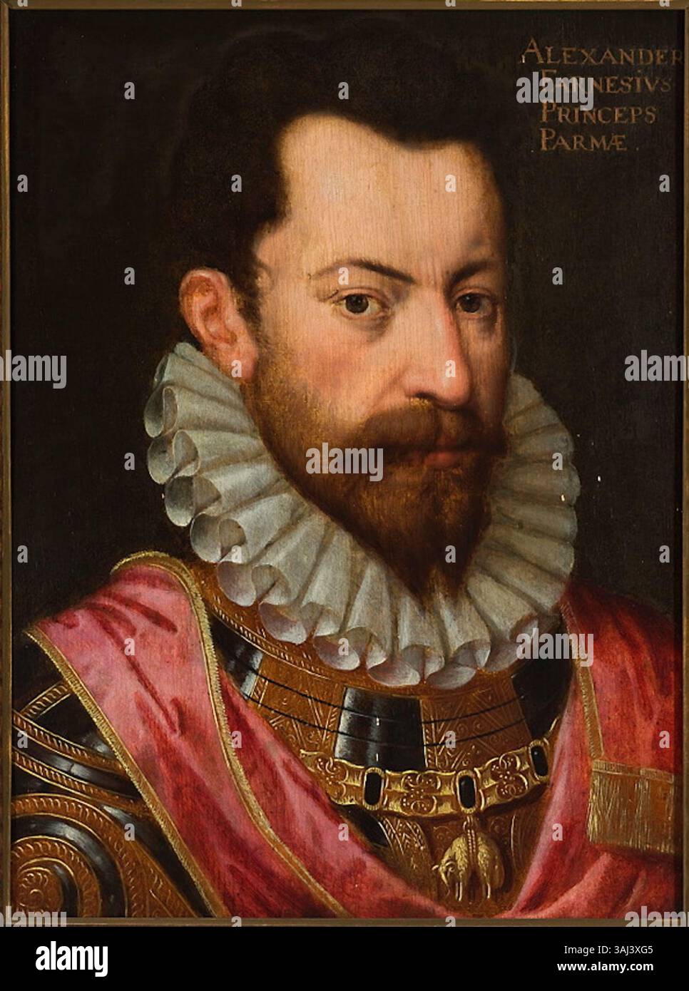 A 1590 portrait of Alessandro Farnese, attributed to Antoon Claeissens ...