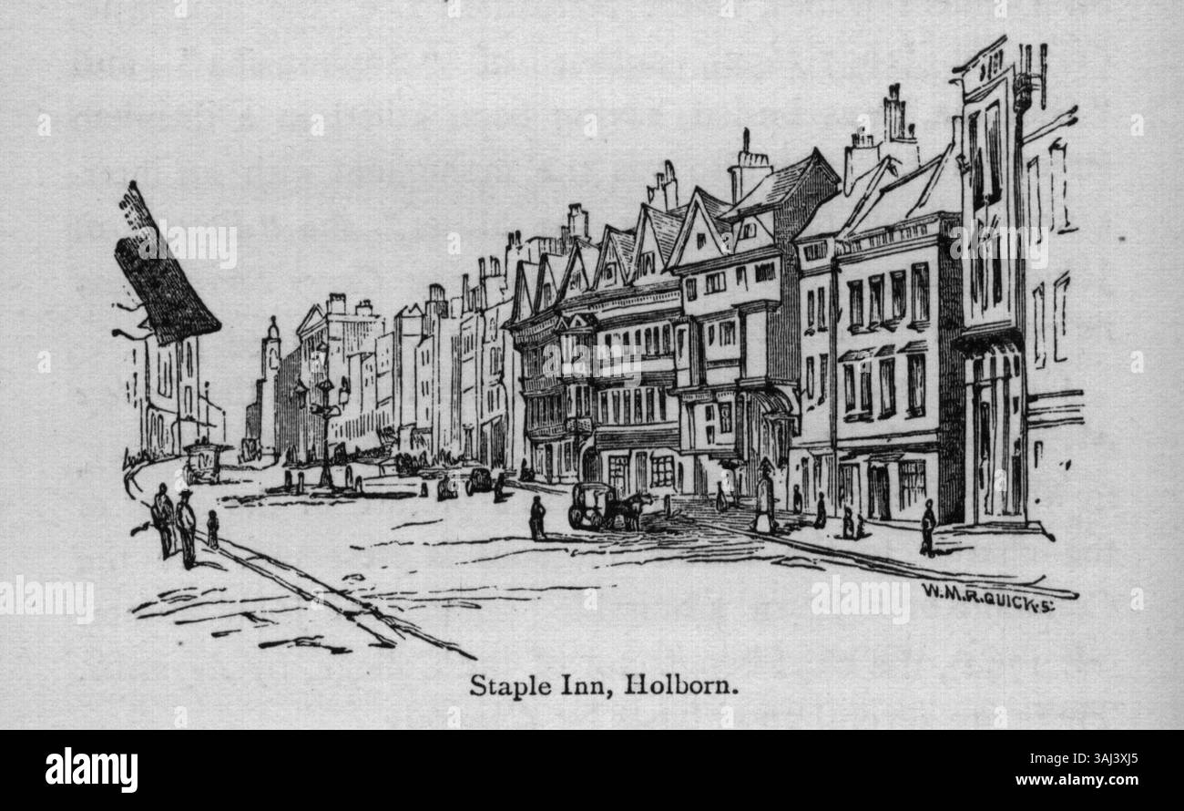 An illustration from Augustus Hare's 'Walks in London' (1878 ...