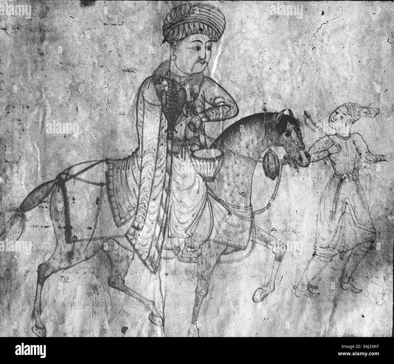 This detailed section from the 1400-1450 manuscript at the Topkapi ...