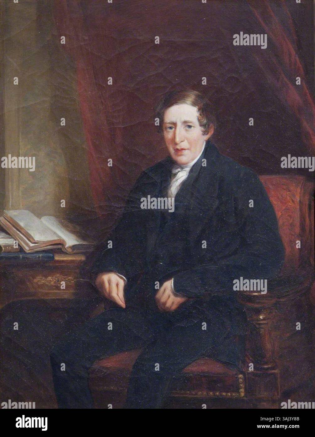 This portrait, painted circa 1830, features The Reverend The Honourable Henry Cockayne Cust ...