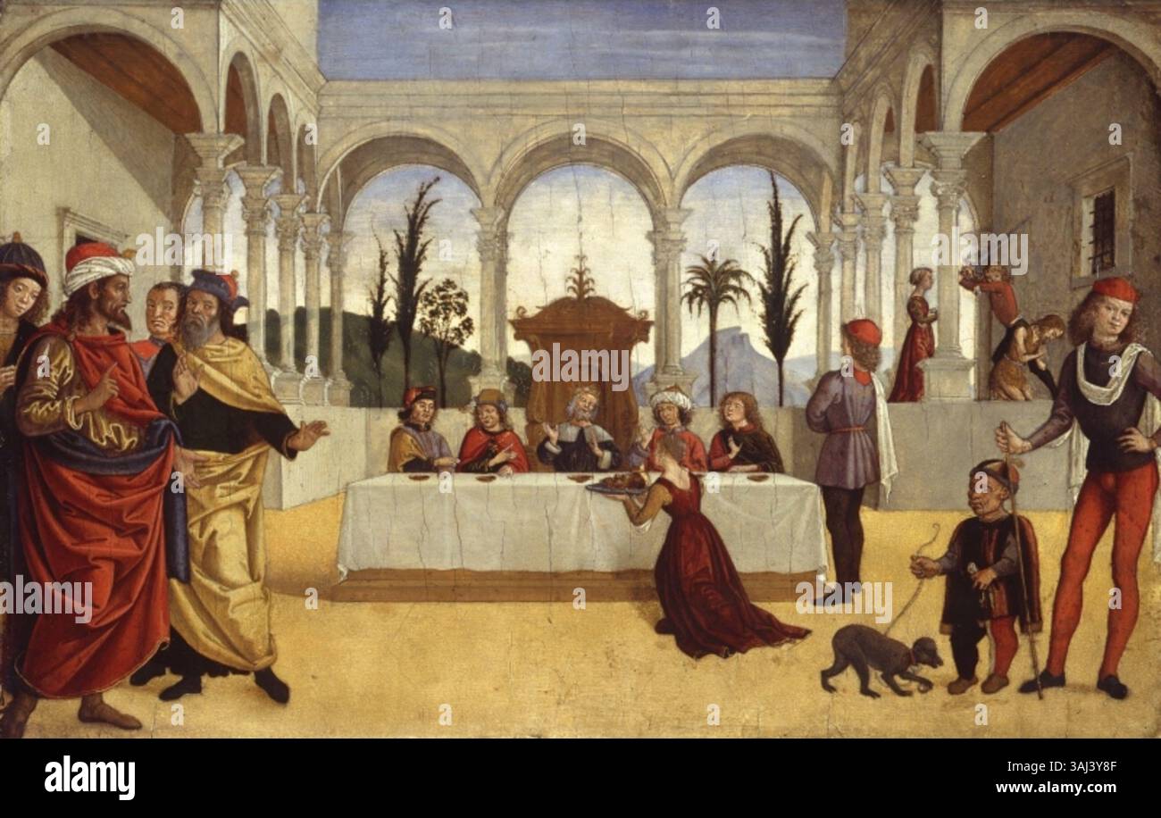 Antoniazzo Romano's 1490 work 'Salome brings Herod the head of John the ...