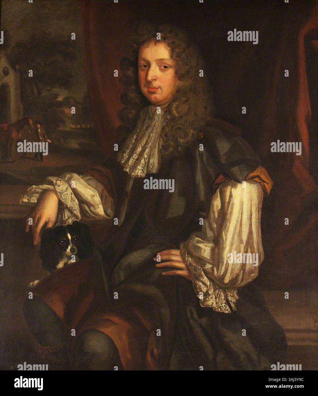 This 17th-century portrait depicts John Lovelace, 2nd Baron Lovelace ...