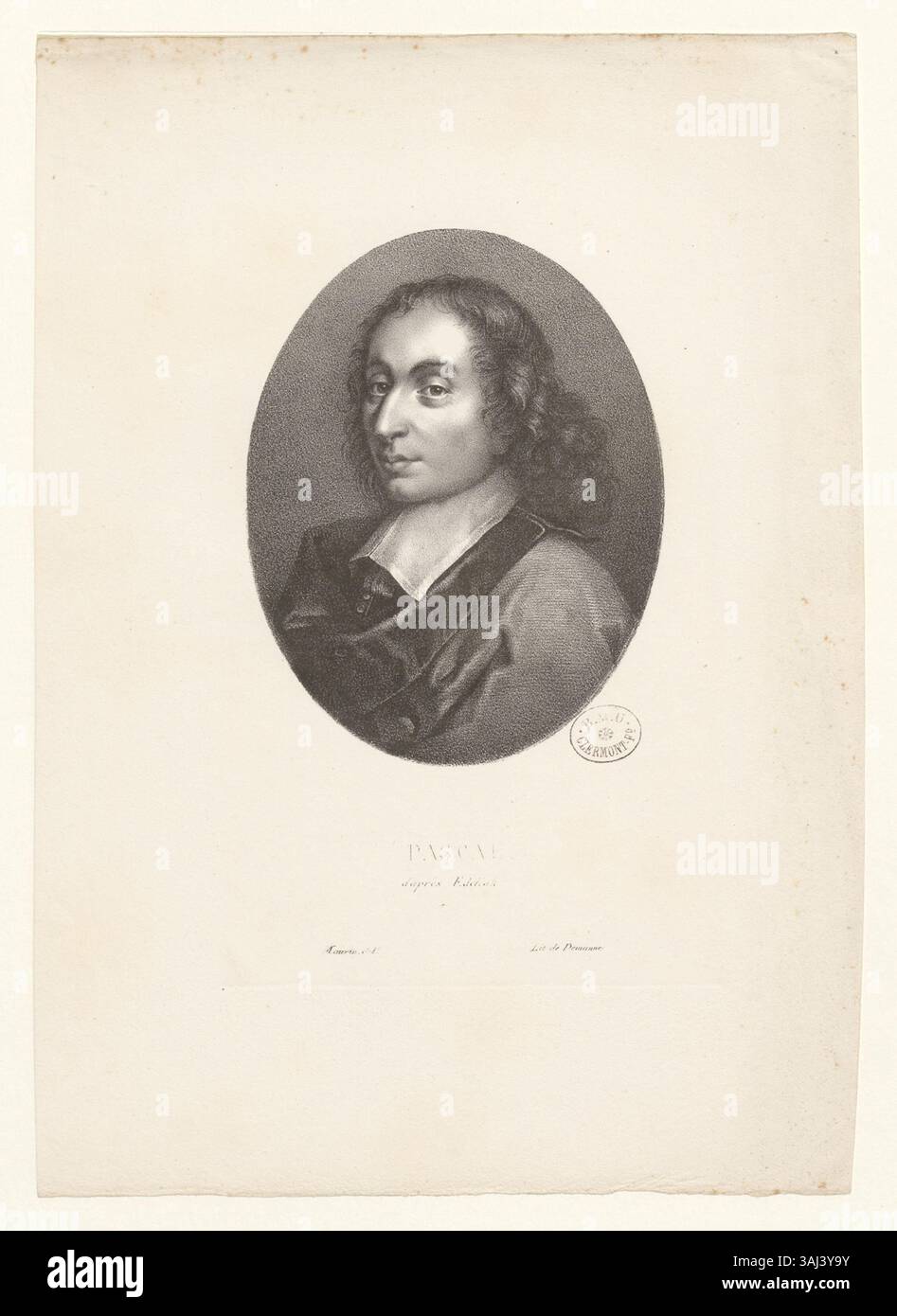 This lithograph from the Boyer collection, after the work of Gérard ...