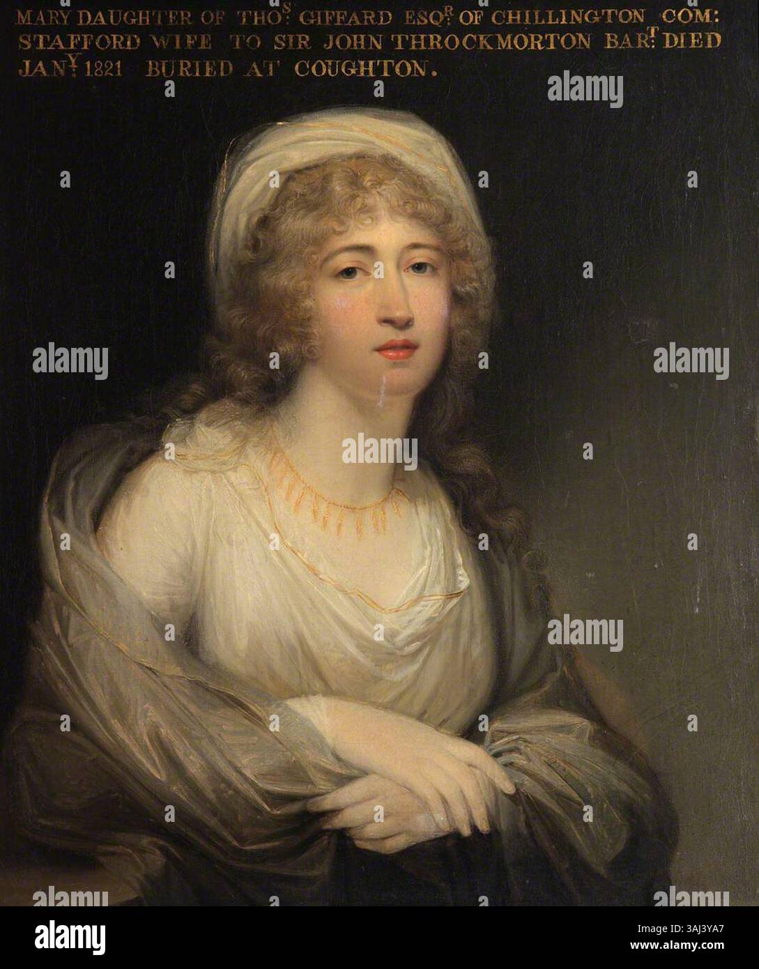 This portrait, created around 1800, depicts Maria Catherine Giffard ...