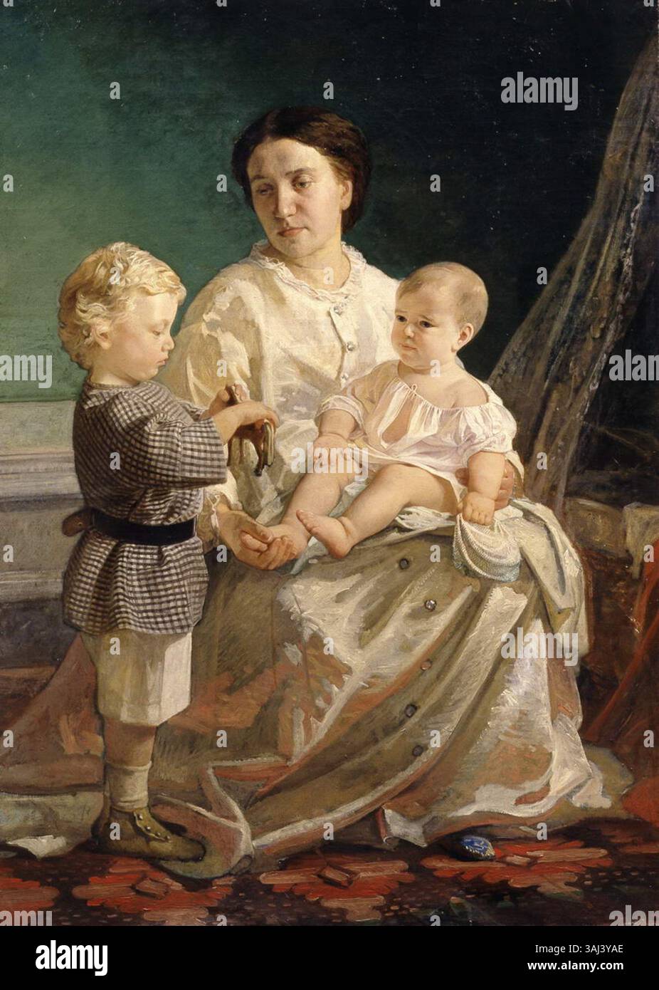 This portrait, created between 1861 and 1866 by Russian artist Nikolai ...