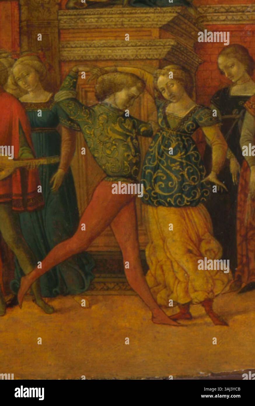 This 1470 detail by Michele Ciampanti depicts the dramatic moment of ...