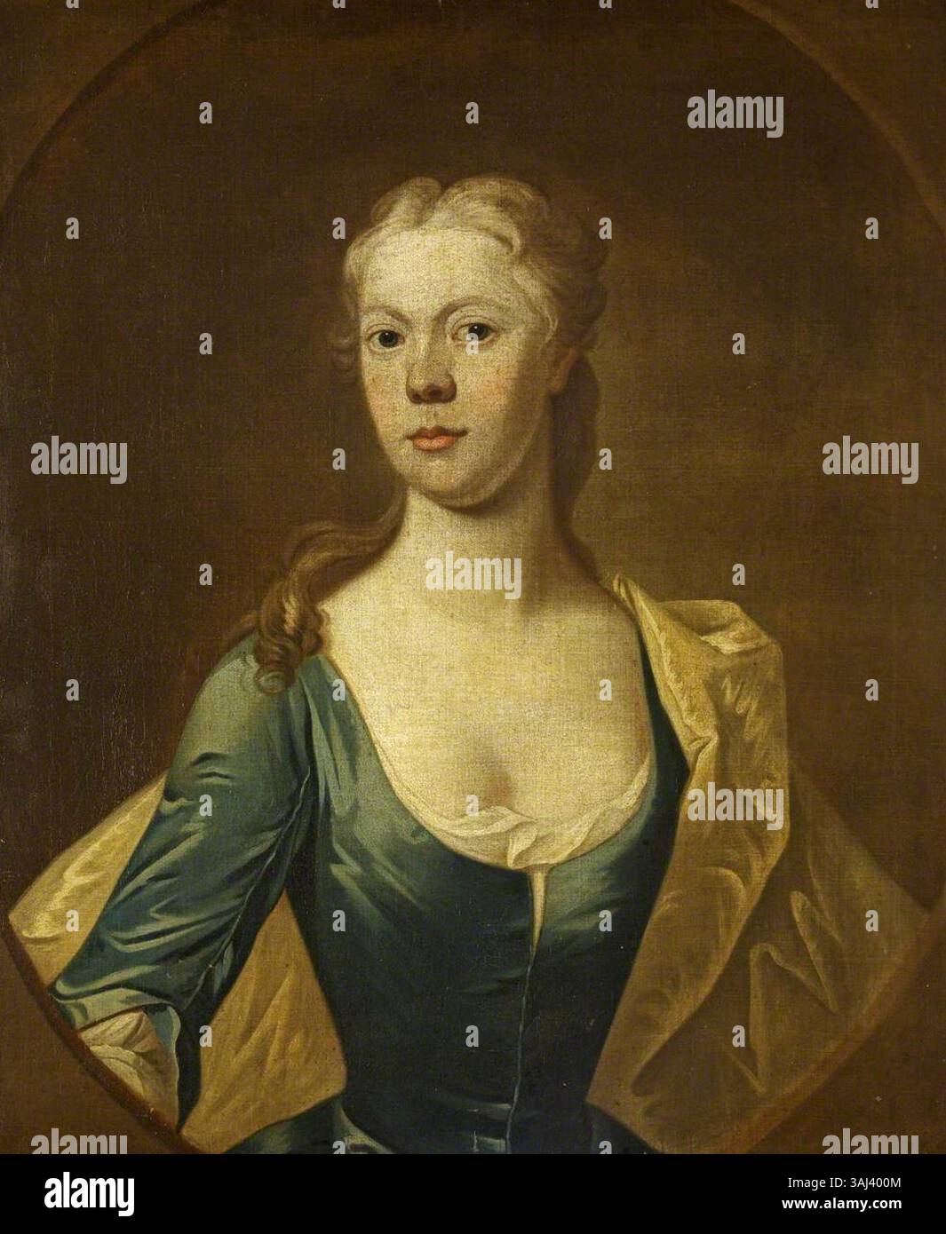 This portrait from the British School, painted circa 1730, depicts an ...