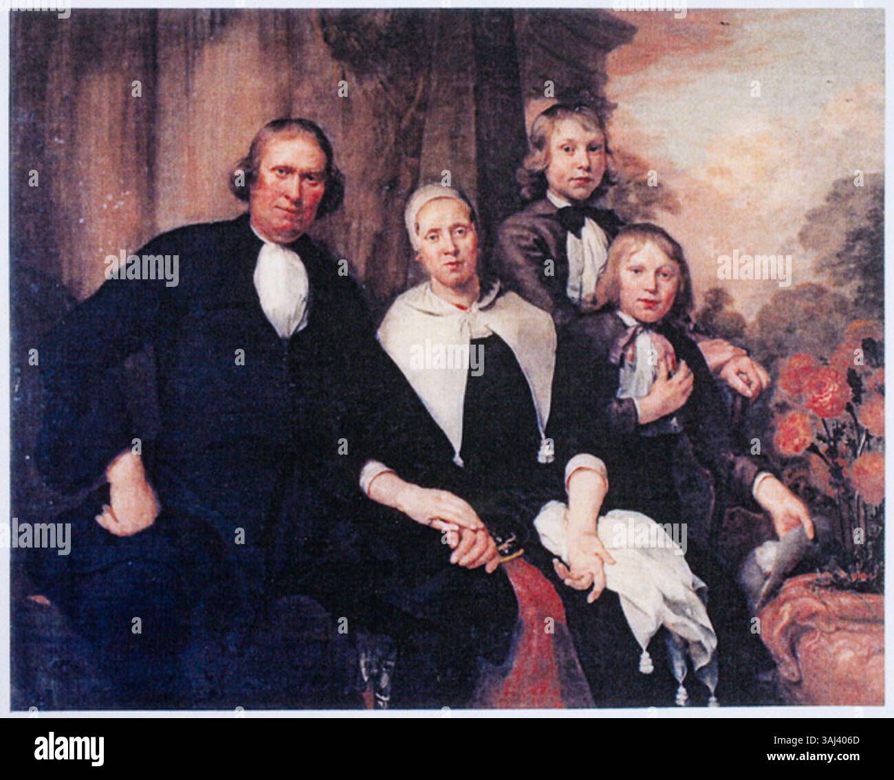 This 1685 oil painting by Jan de Bray depicts the family of Floris ...