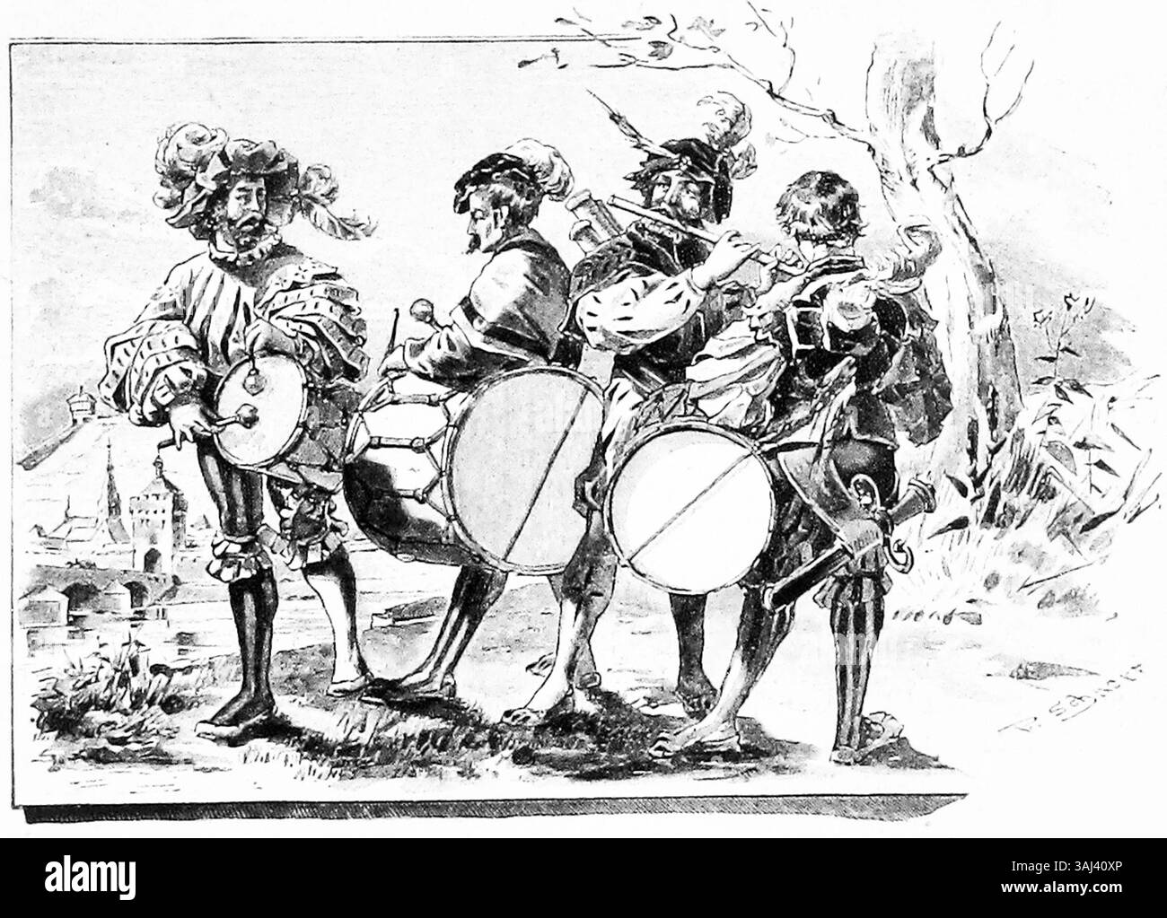 Illustration from the German publication 'Die Gartenlaube' in 1890 by ...