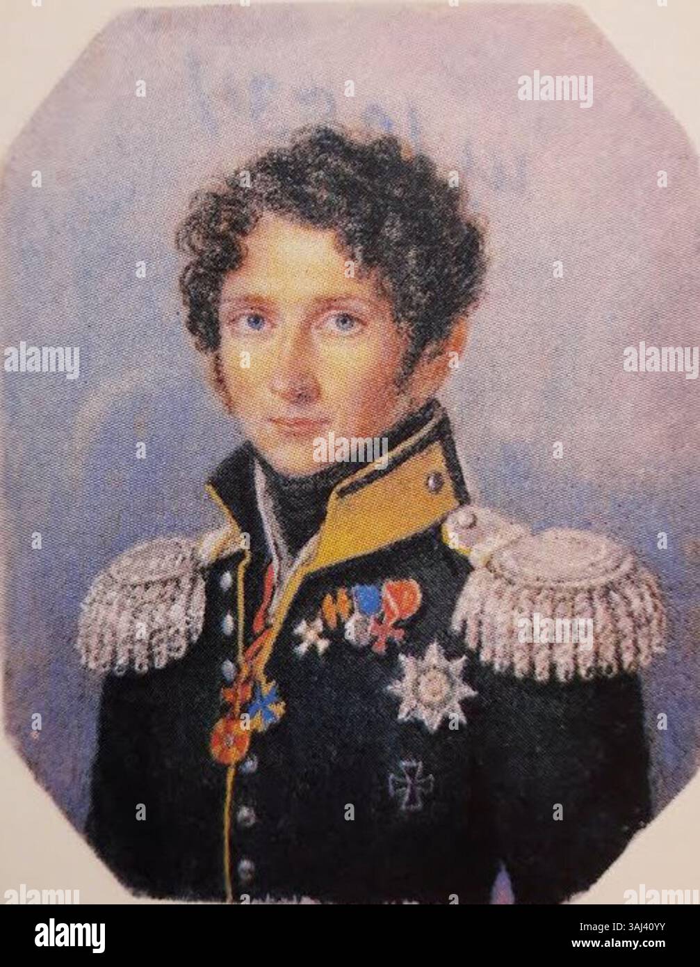 This portrait of Vladimir Karlovich Knorring, painted by an ...