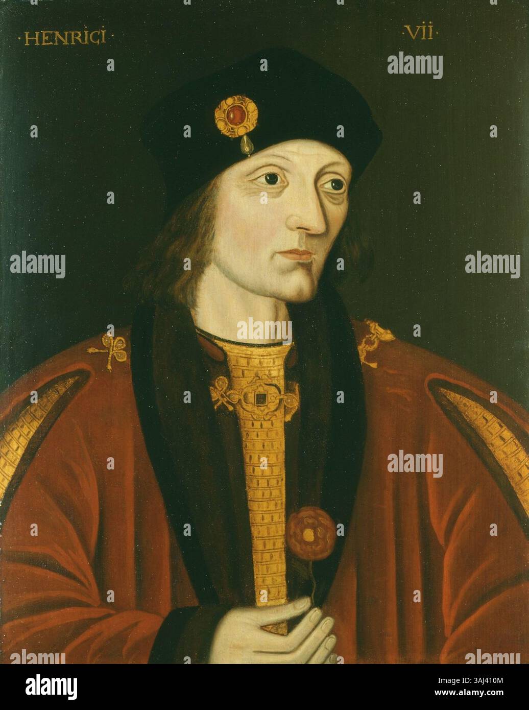 A portrait of Henry VII of England, painted between circa 1550 and 1699 ...