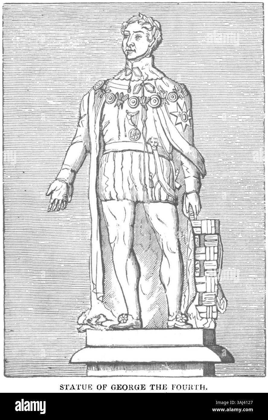 Bronze statue george iv Cut Out Stock Images & Pictures - Alamy