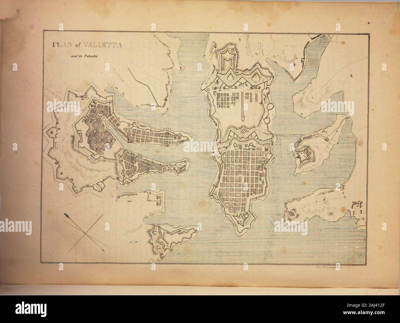 This map, published in the Malta Penny Magazine in 1841, provides a ...