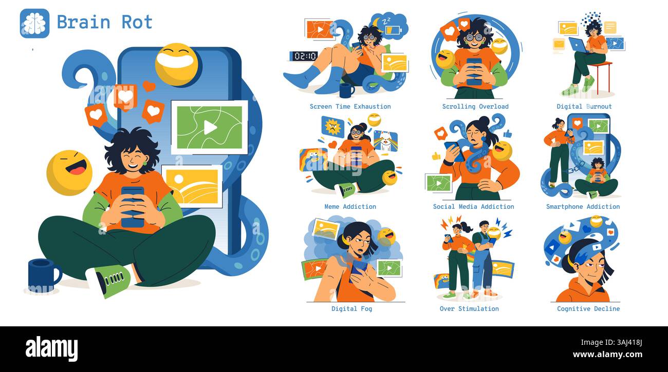 Brain rot hi-res stock photography and images - Alamy