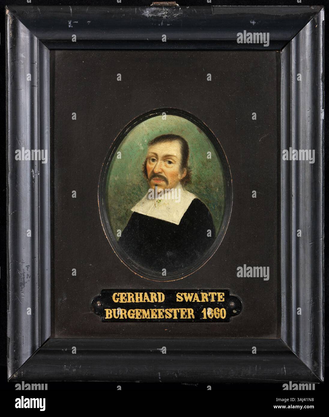 This portrait of Burgemeester Gerhard Swarte, painted in 1665, depicts ...