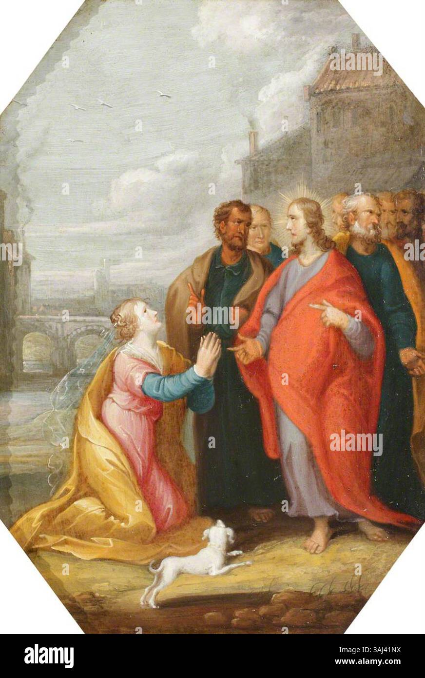 This 17th-century religious painting, part of the Seven Acts of Mercy ...