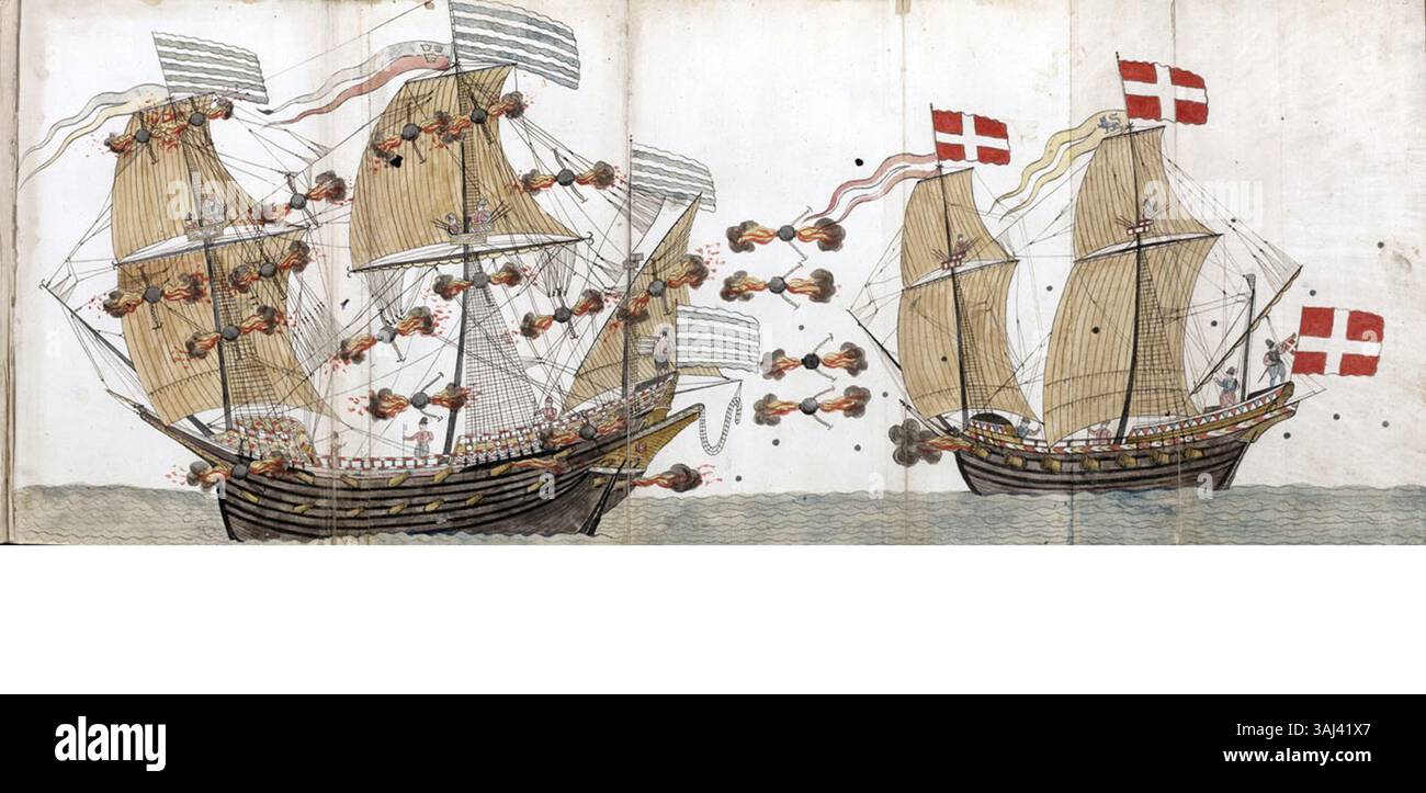 This 1585 illustration by Rudolf von Deventer depicts a battle between ...