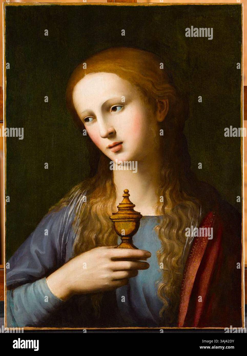 Sainte Marie Madeleine, painted by Ridolfo del Ghirlandaio around 1510 ...
