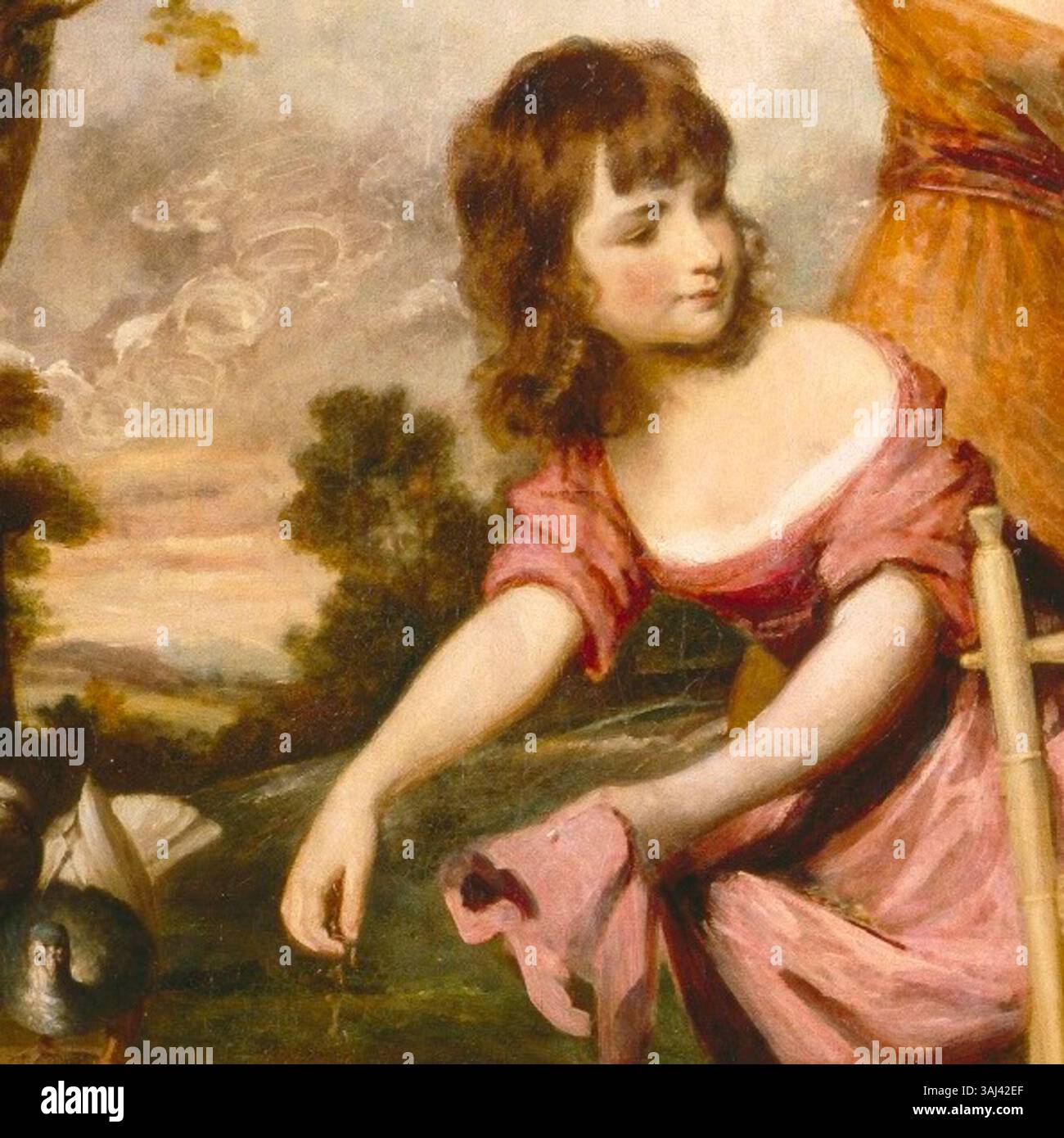 Joshua Reynolds' 1788 portrait of Maria Macklin, daughter of Thomas ...