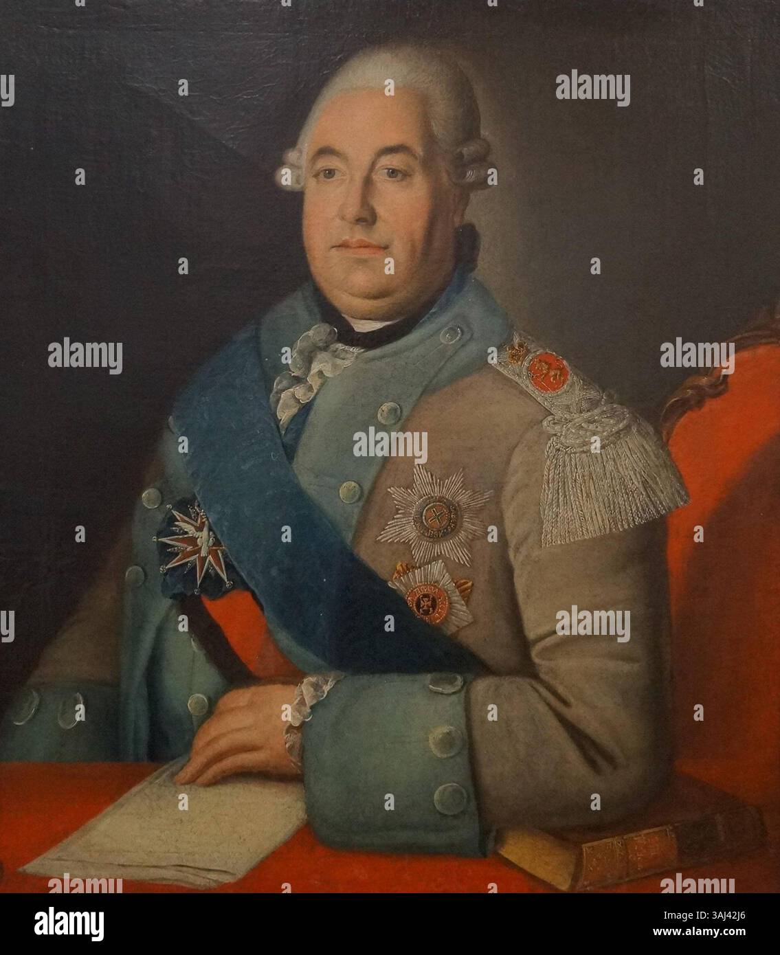 This 18th-century portrait of Roman Illarionovich Vorontsov, painted by an unidentified artist ...