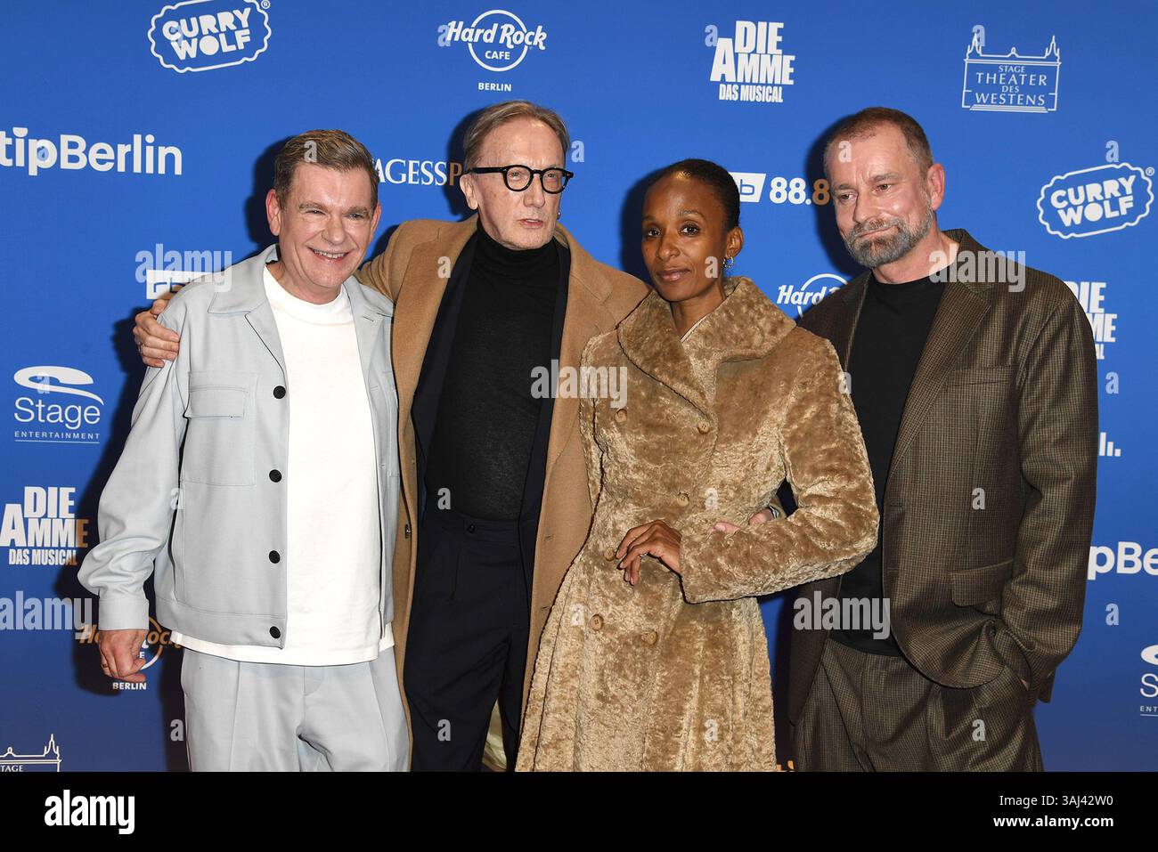 Marius mueller westernhagen and lindiwe suttle hi-res stock photography ...