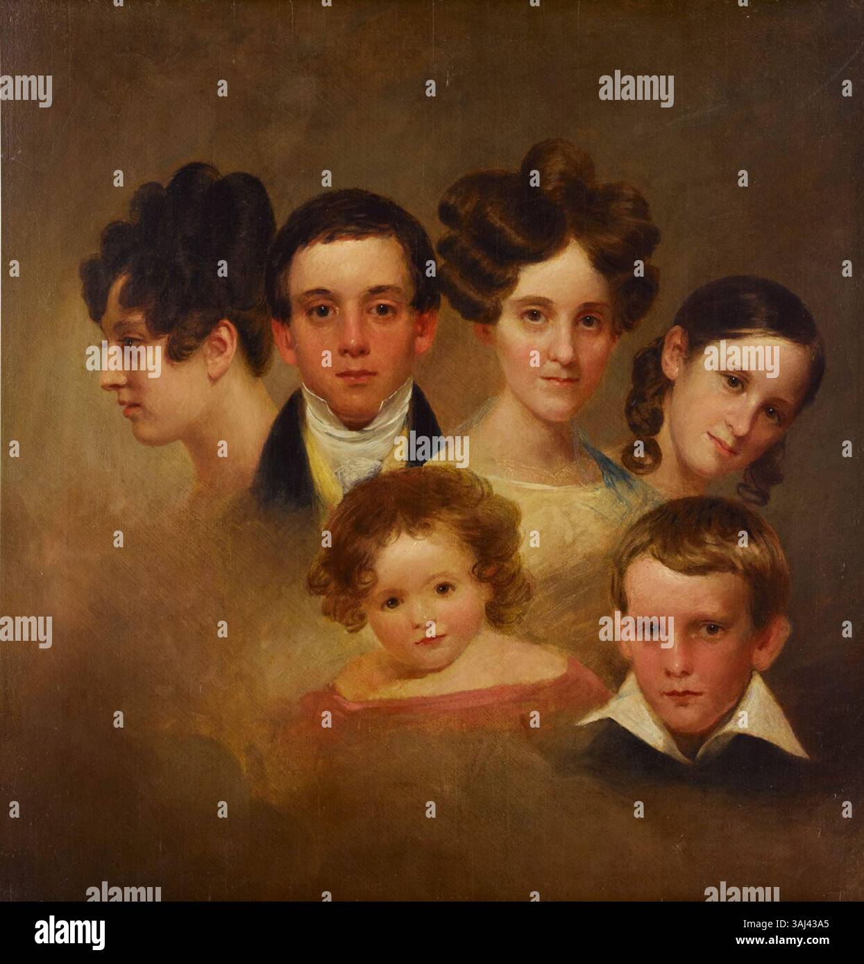Thomas Sully’s 1850 group family portrait captures the members of a ...